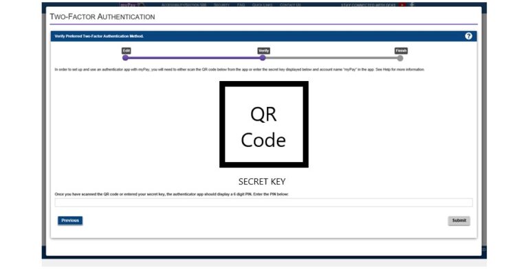 Adding an authenticator app to your myPay two-factor authentication ...